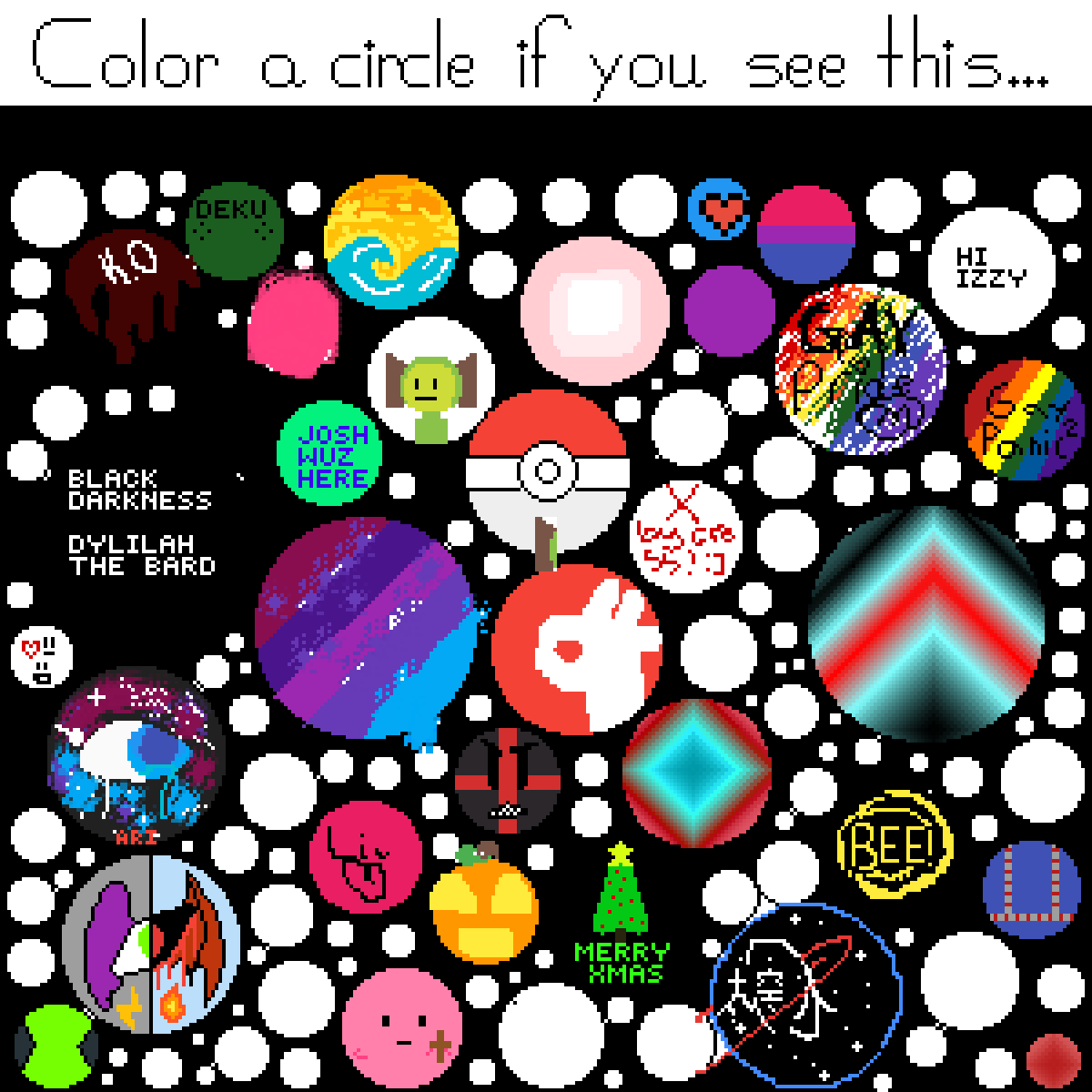 Editing Edit a circle - Free online pixel art drawing tool - Pixilart