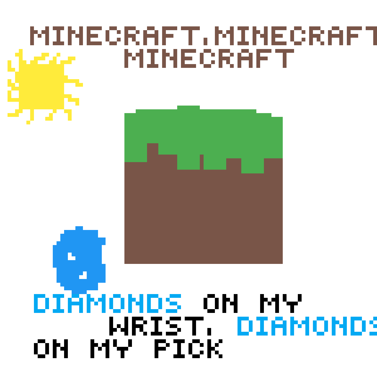 Editing Minecraft Rap - Free online pixel art drawing tool - Pixilart