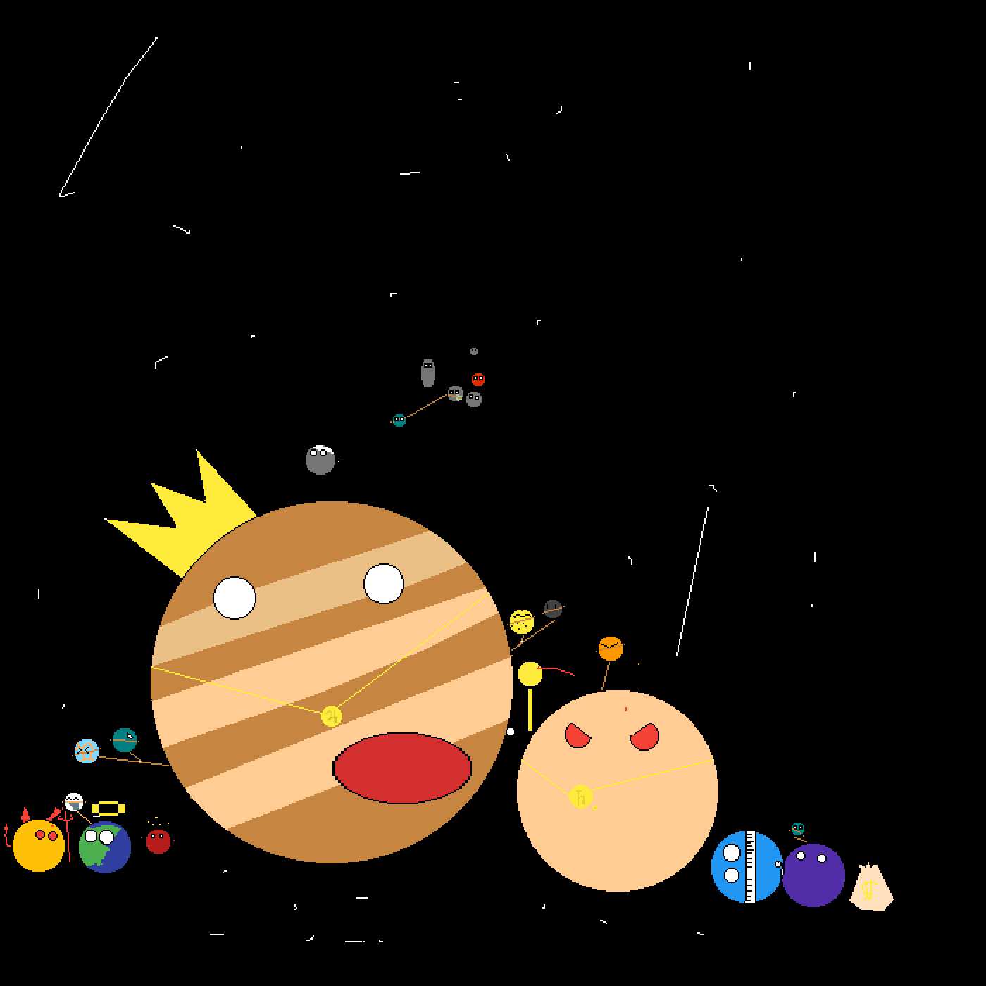 Editing planetballs - Free online pixel art drawing tool - Pixilart