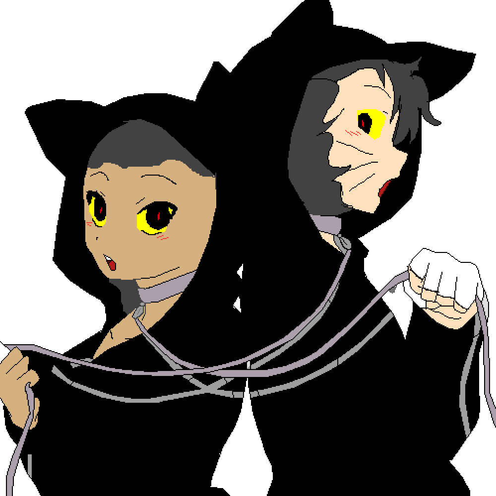 Pixilart - Cartoon's Cat and Kitty by Demons-spider