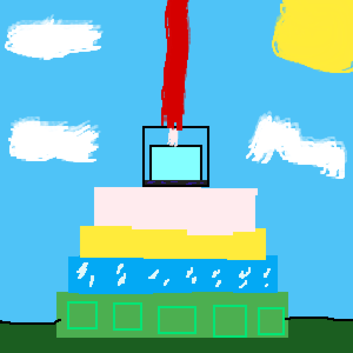 Pixilart - beacon minecraft red by Sams-cool-home