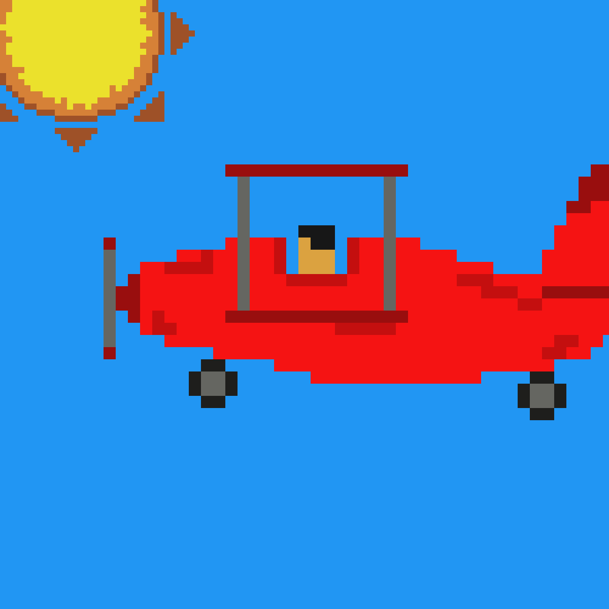 Pixilart - plane by BlueFl0wey