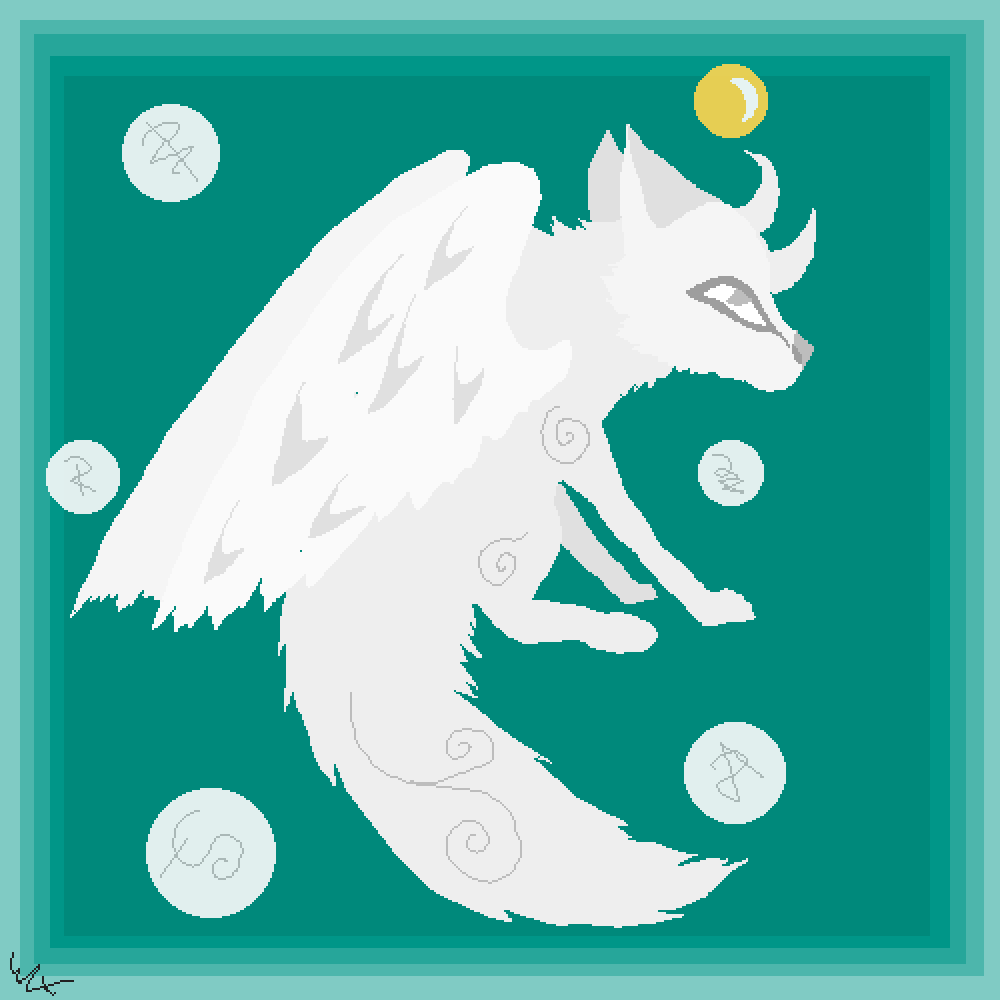 Pixilart - Ancient Wolf of Power by XxMoonartistxX