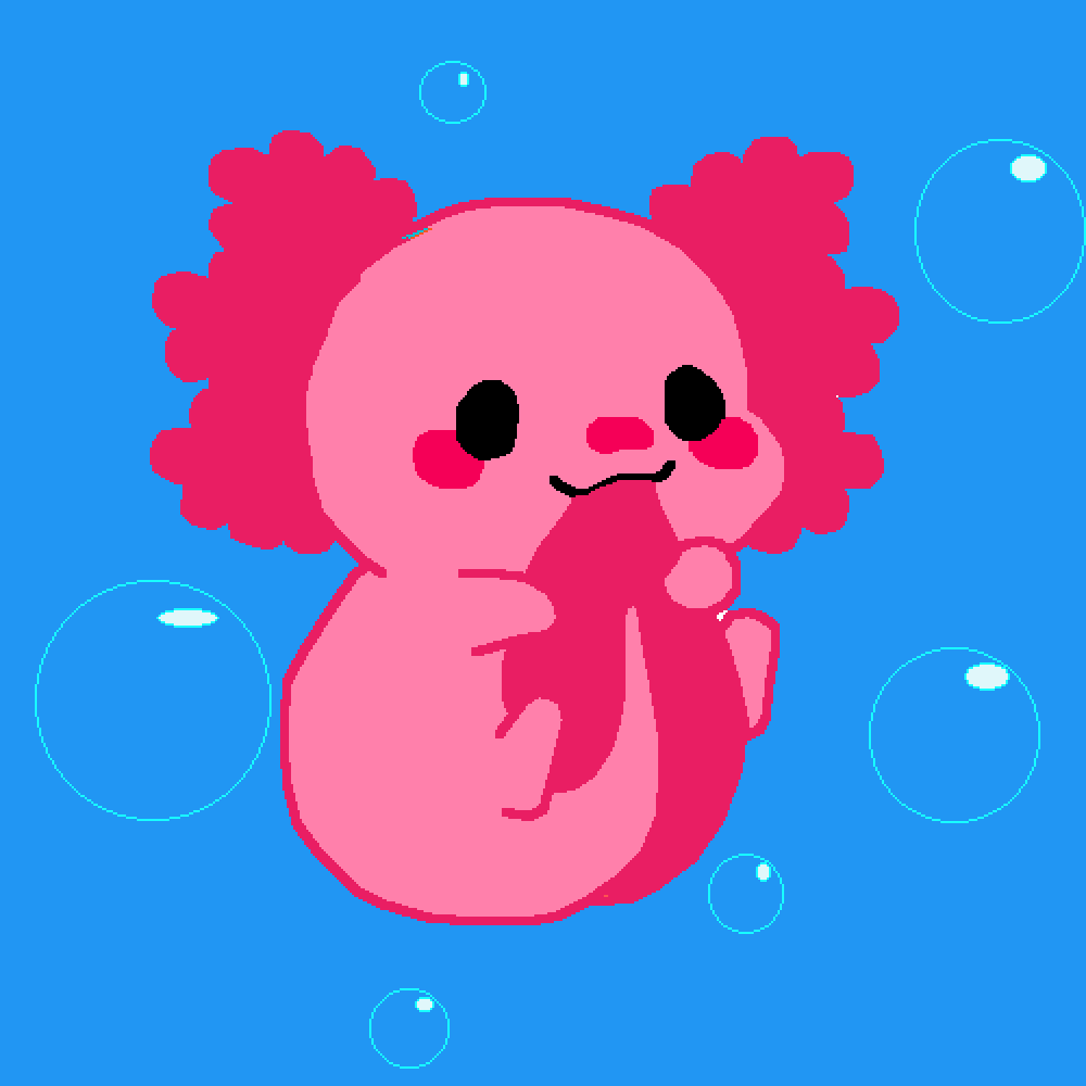 Pixilart - minecraft axolotl 2 0 by stewert