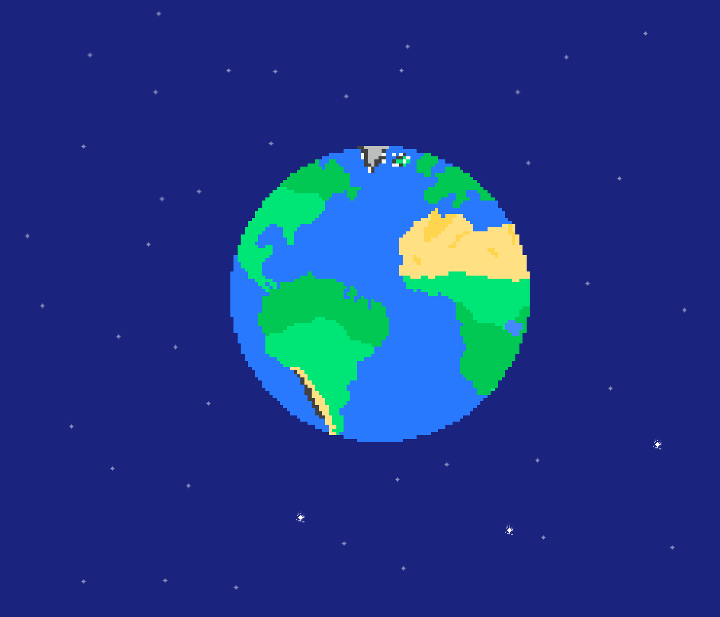 Pixilart - Dead Earth by GlitchFusion