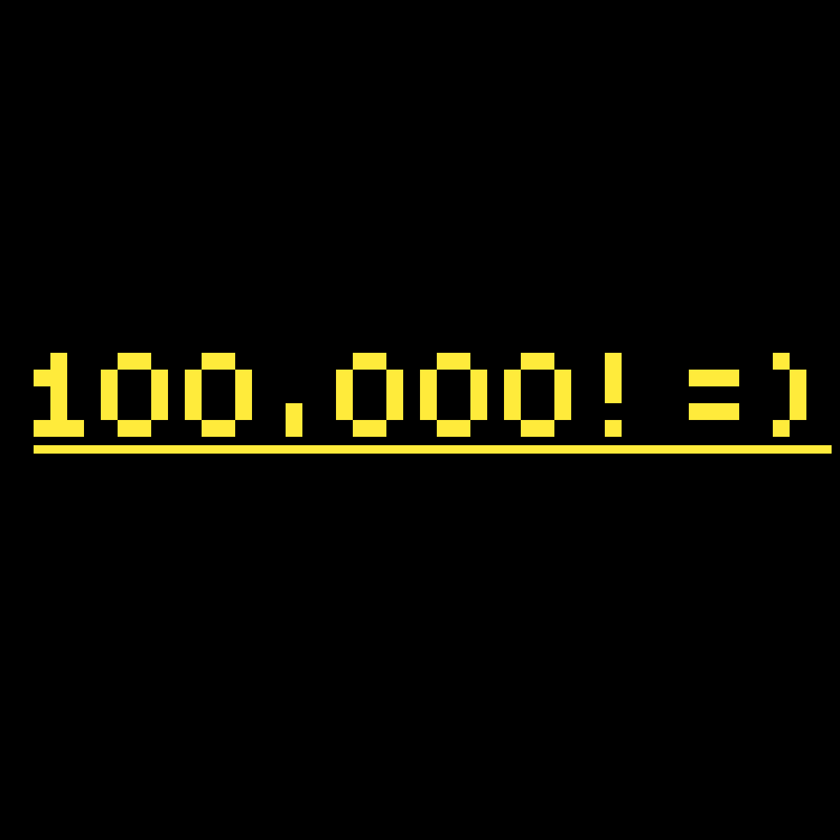 Pixilart - We reached 100K Pixels by penthexium56