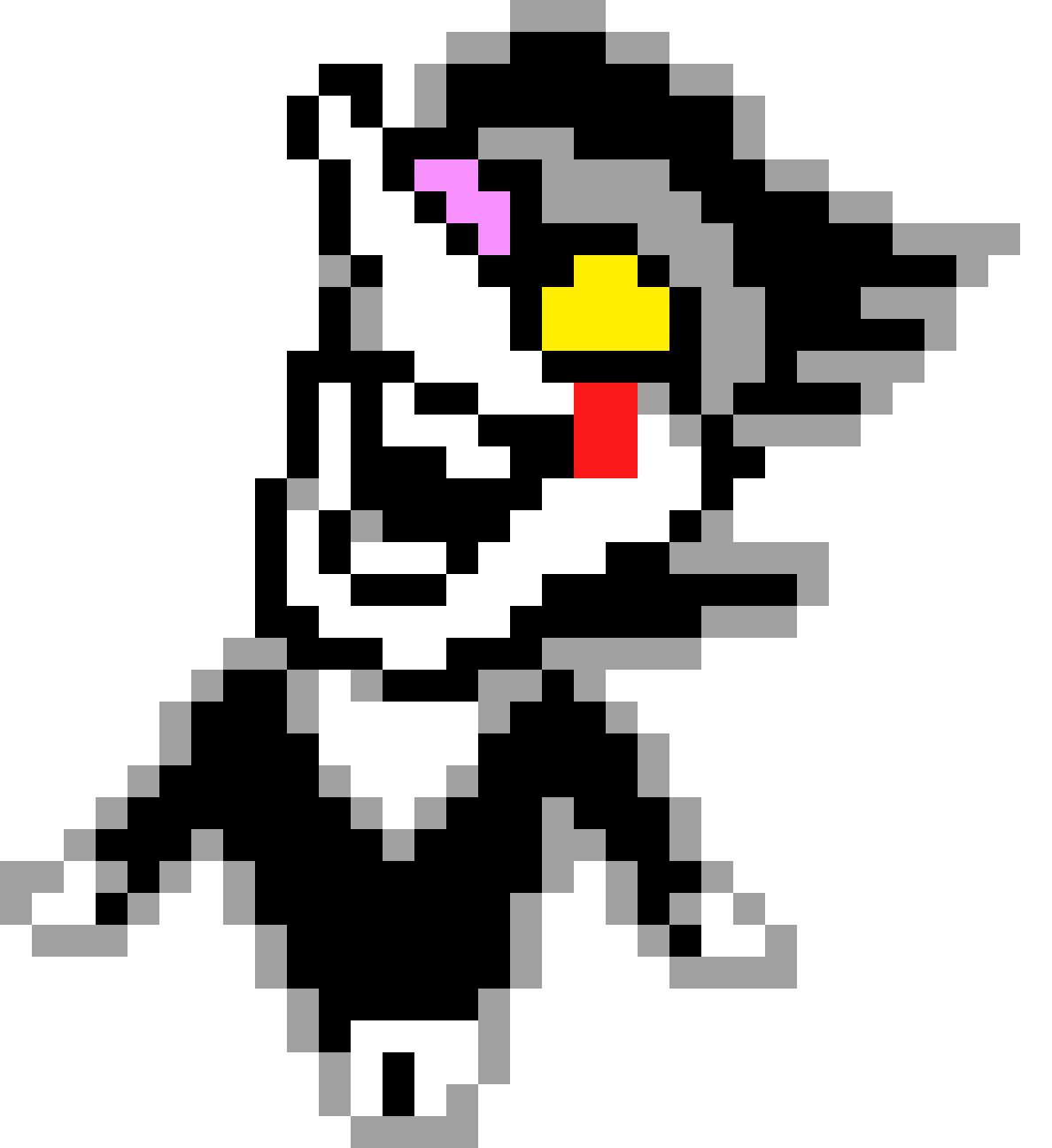 Editing Spamton Laugh Free Online Pixel Art Drawing Tool Pixilart