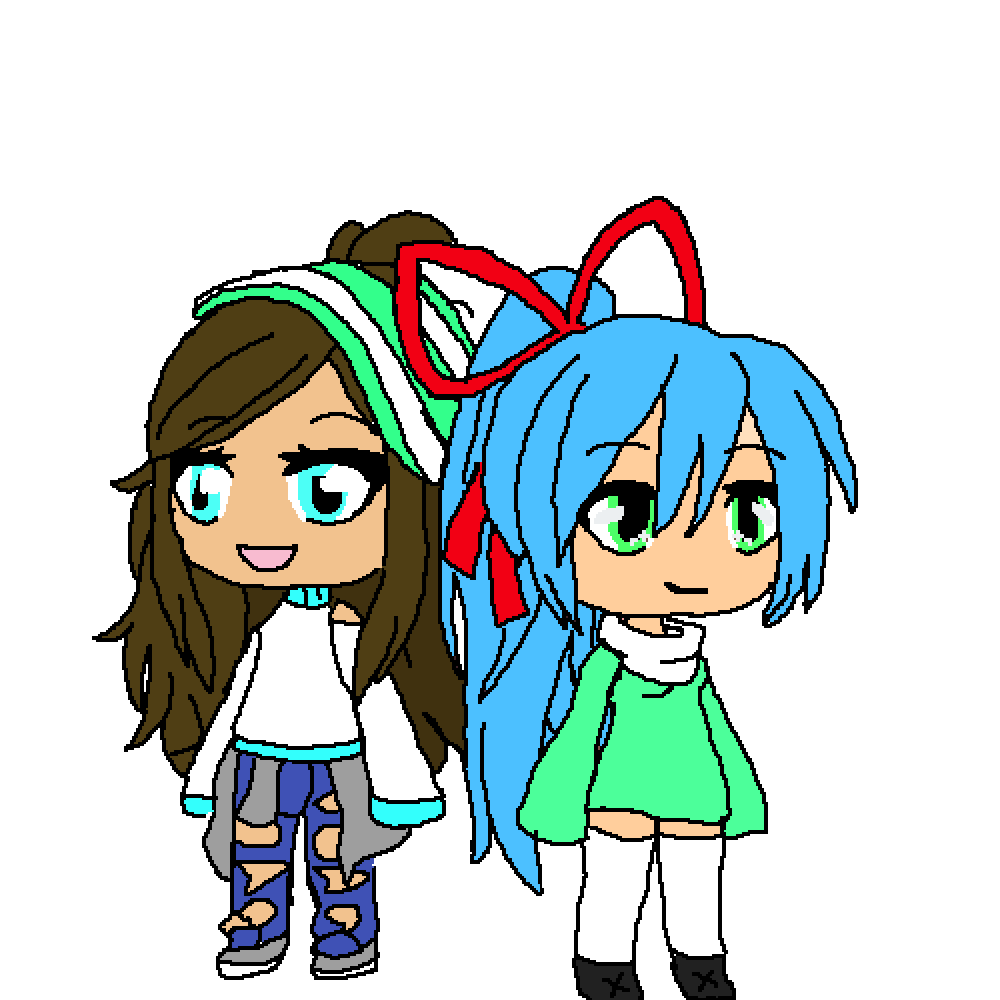 Editing Gacha Collab - Free online pixel art drawing tool - Pixilart