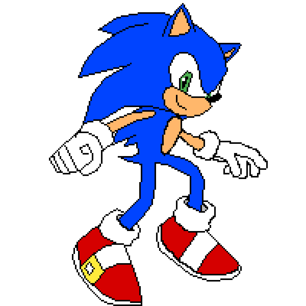 Edición SONIC RENDER - Herramienta gratuita de dibujo en línea de pixel ...