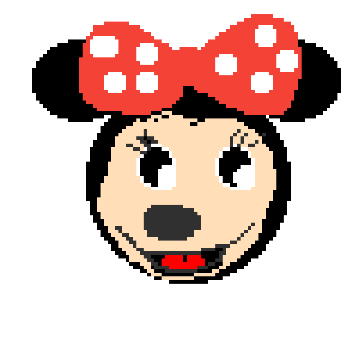 Pixilart - Minnie mouse by AveryVanhorn