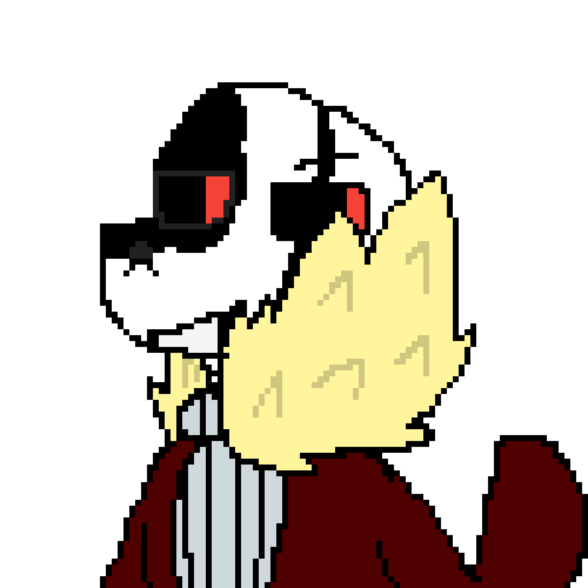 Pixilart - bendy ink oc i made by TH30W4FFL3S