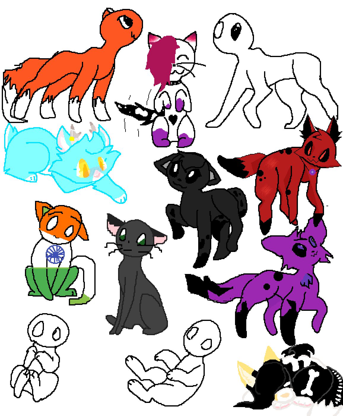 Editing shadow - Free online pixel art drawing tool - Pixilart