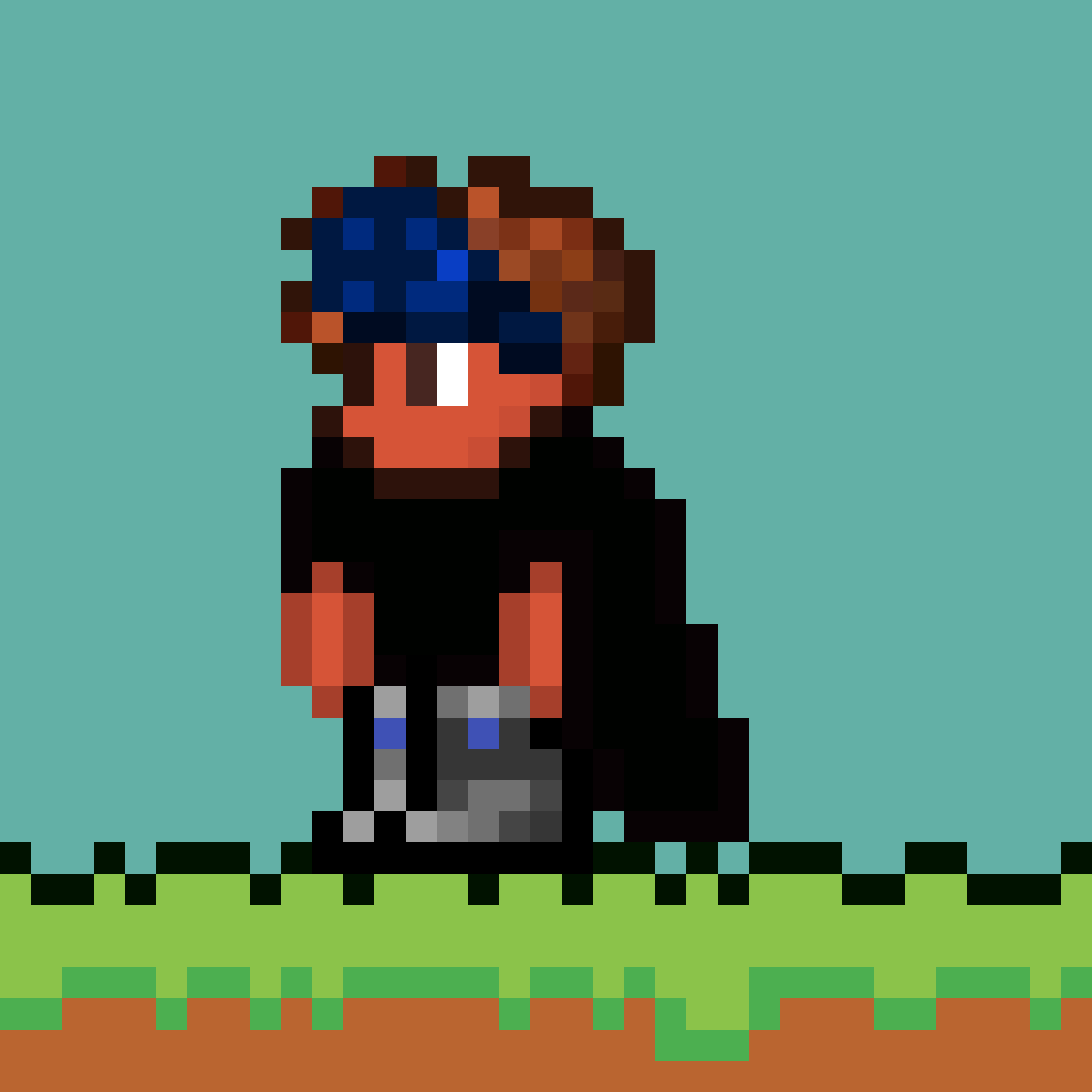 Pixilart - My terraria Person by Turtlemist