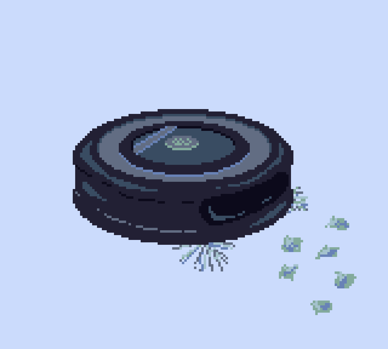 Pixilart - cleaning robot by pixqb
