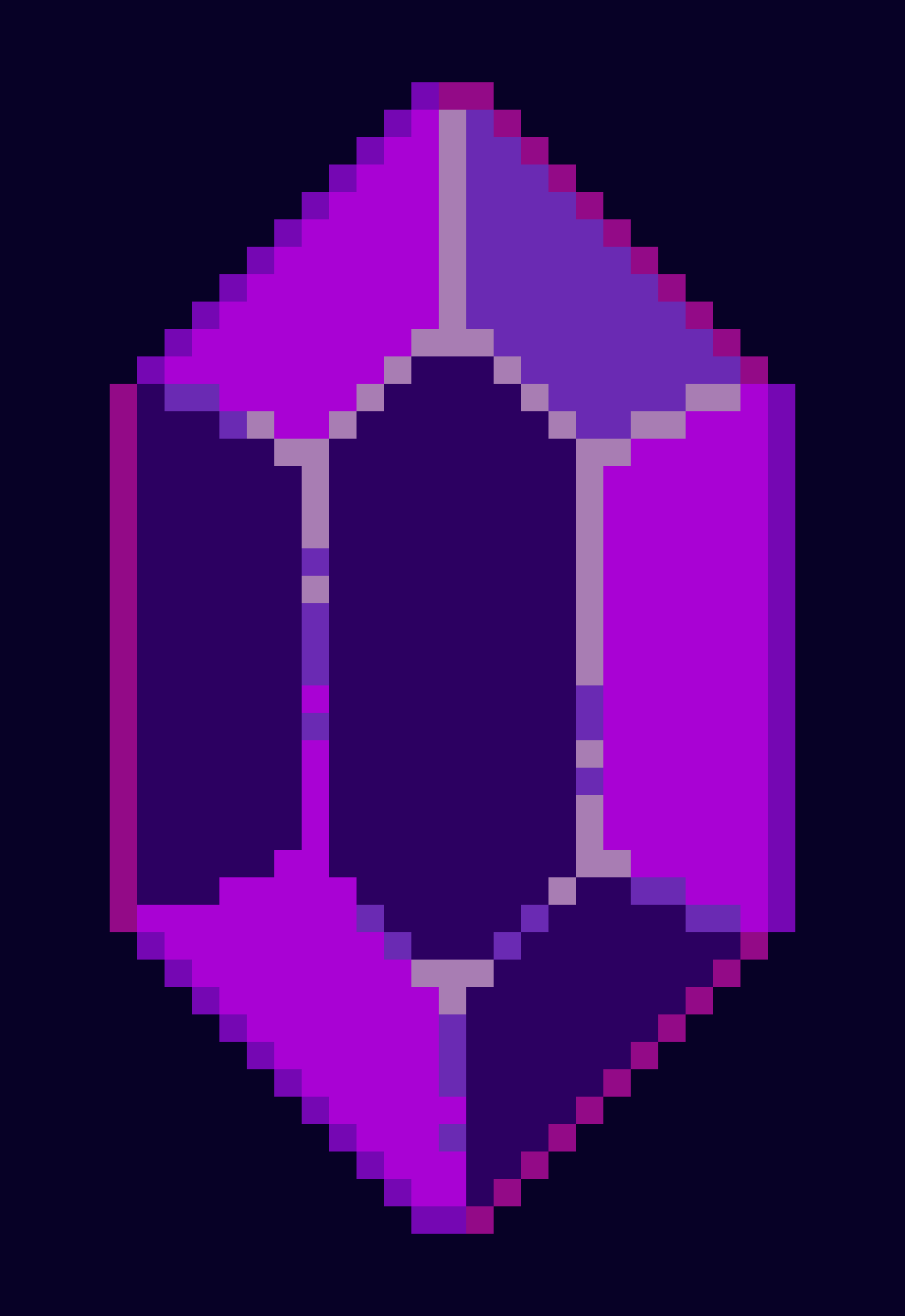 Pixilart - purple gem by Ga9