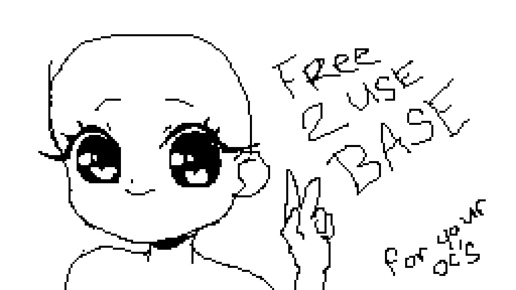 Pixilart - F2U BASE FOR YOUR OC!{GIRLS) by SugarPI