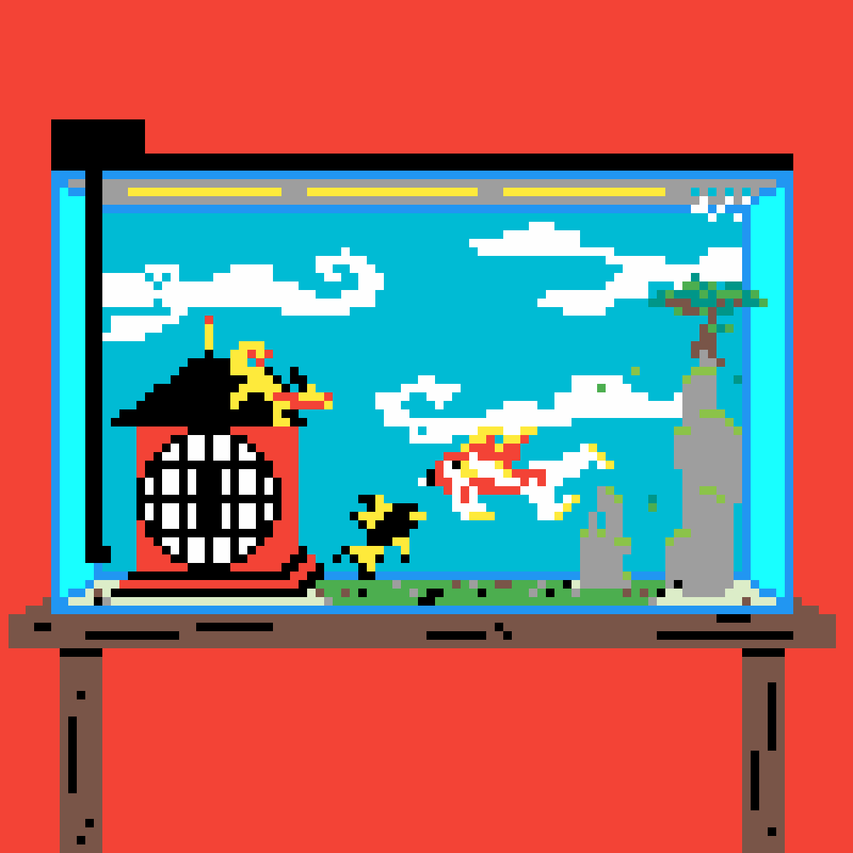 Pixilart - Asian Koi in Tank by Pixel4Koi