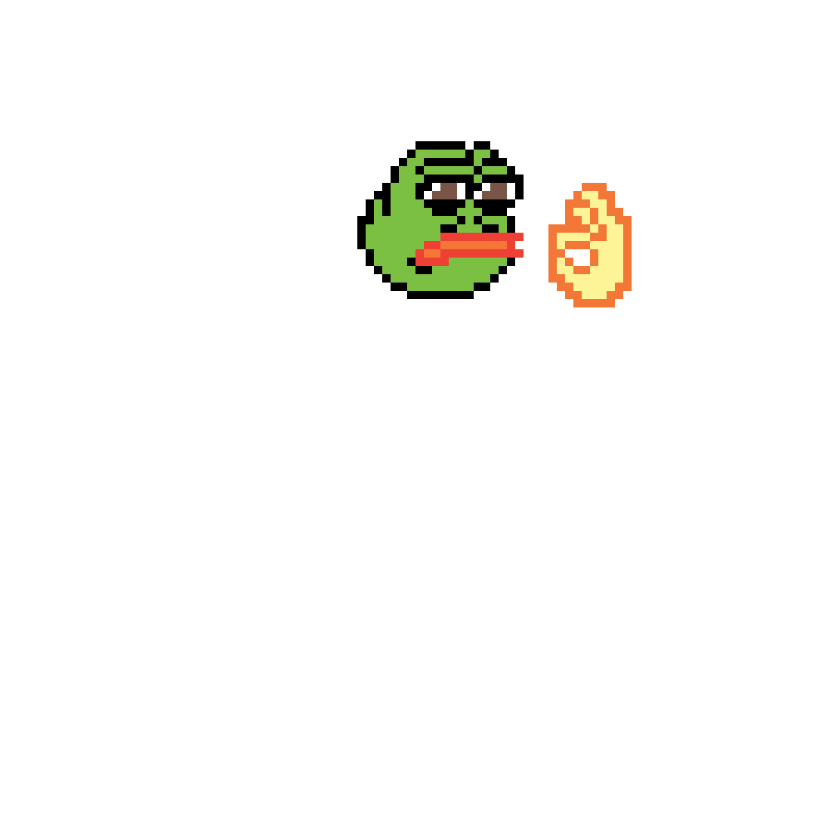 Editing Pepe Standard +OK emoji - Free online pixel art drawing tool ...
