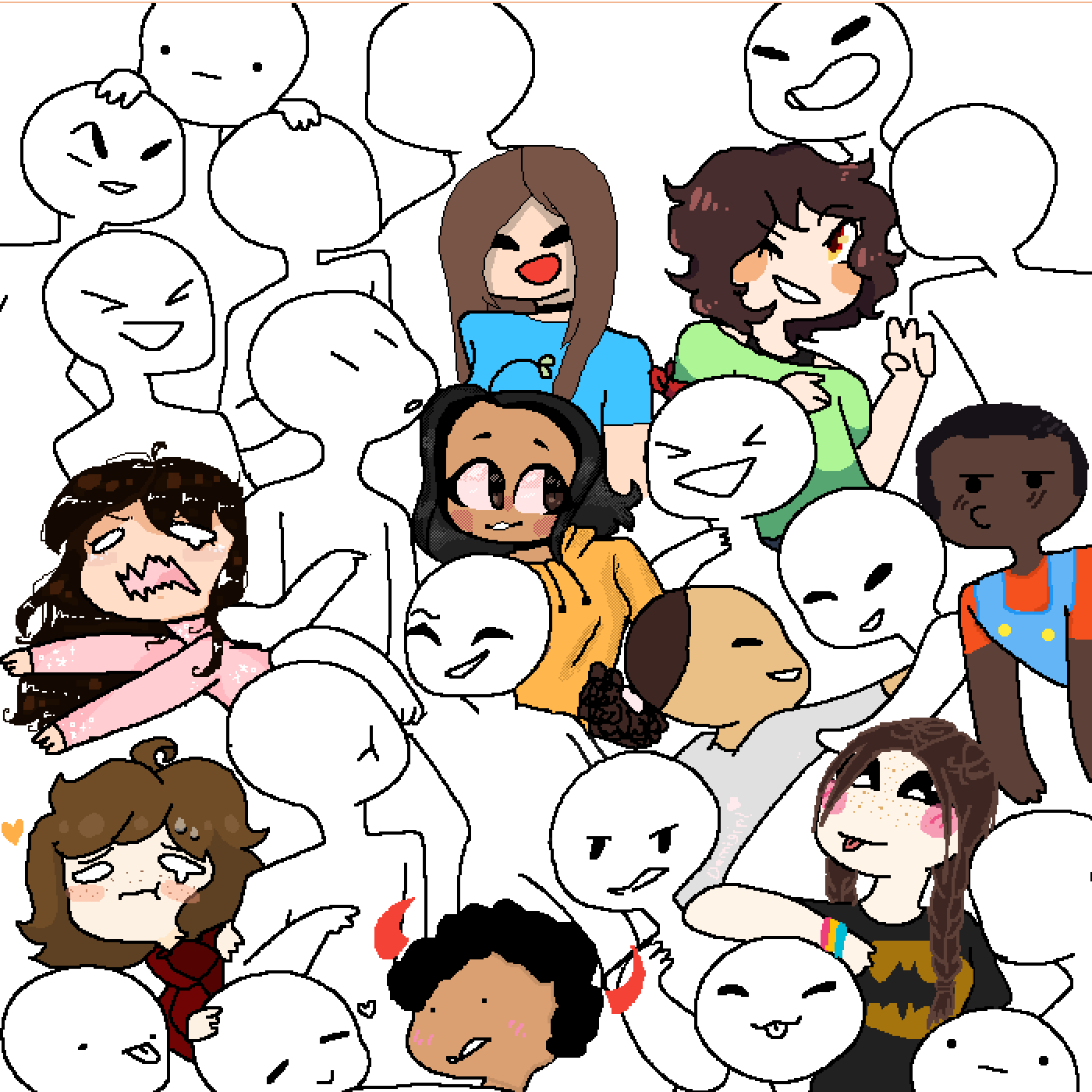 Editing DRAW YOURSELF - Free online pixel art drawing tool - Pixilart