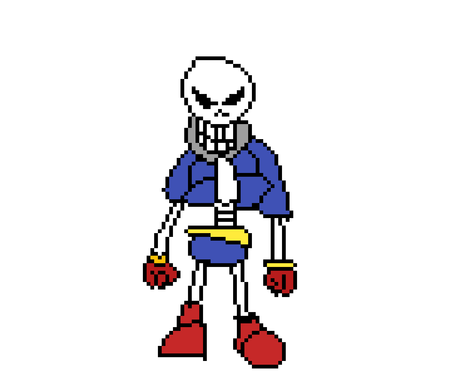 Pixilart - Angry Disbelief Papyrus by Sub2JtPwayzYT