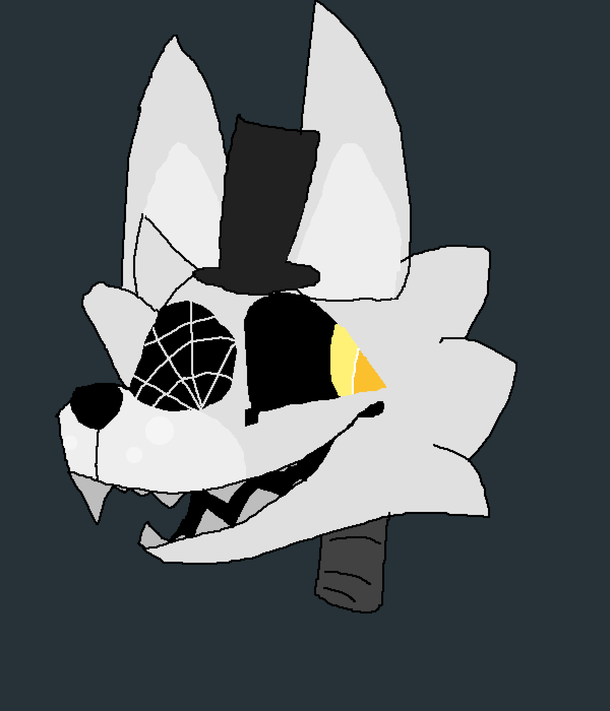 Pixilart - ringmaster foxy by Lostincyberspac