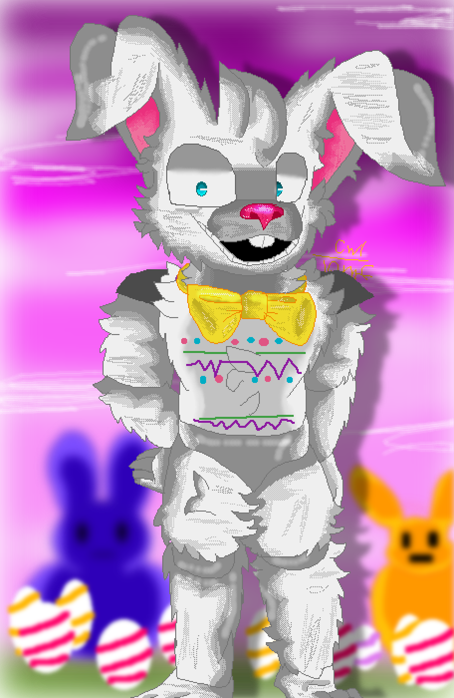 Pixilart - Easter bonnie by Crystalwater1
