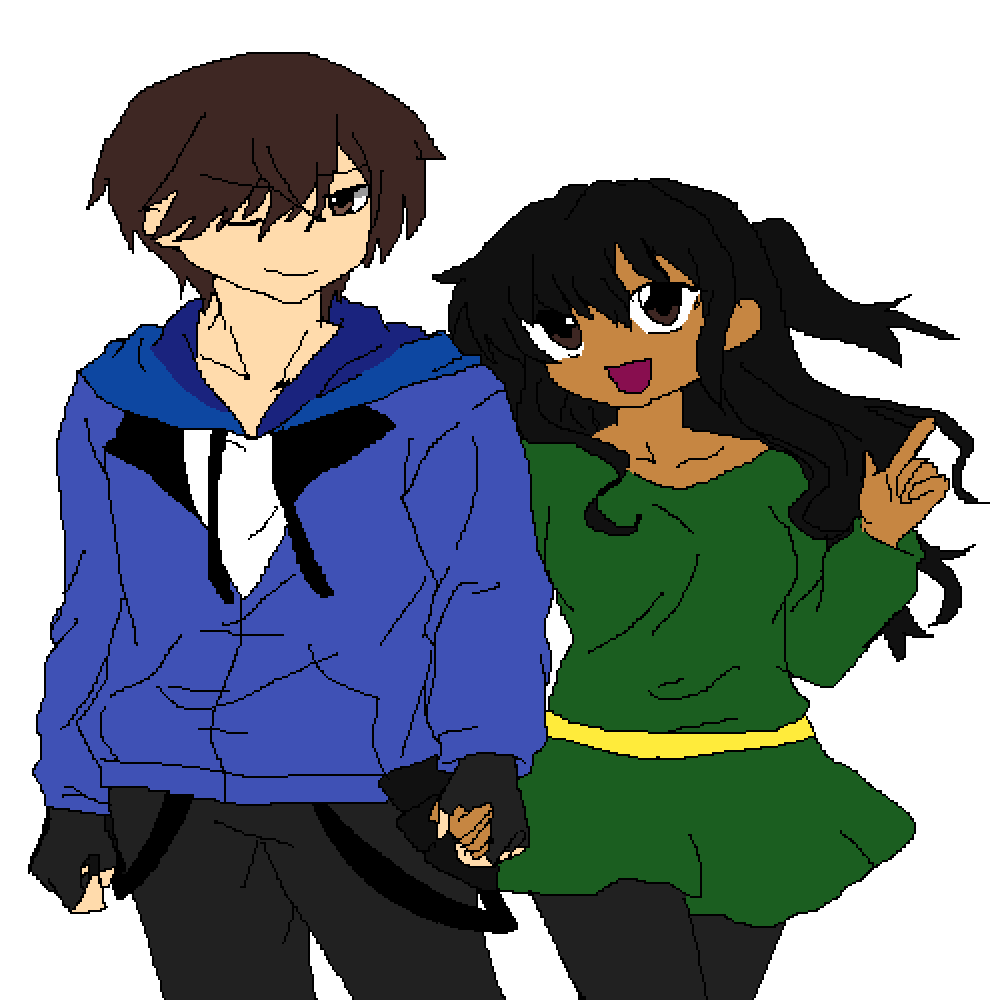 Pixilart - 7 Stryker x Jade by DNLh8eUo554HBJ2