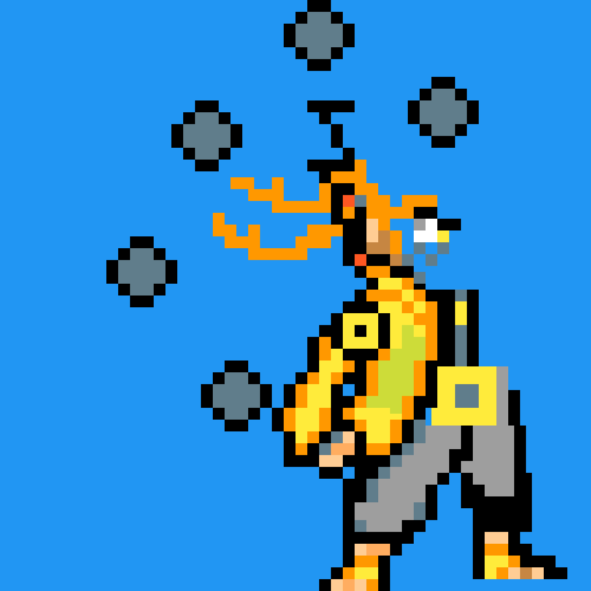 Editing Naruto six paths - Free online pixel art drawing tool - Pixilart