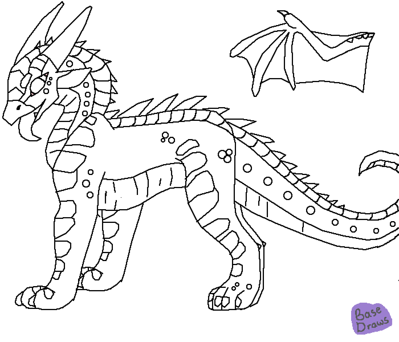 Pixilart - Nightwing Base by CoralQueen