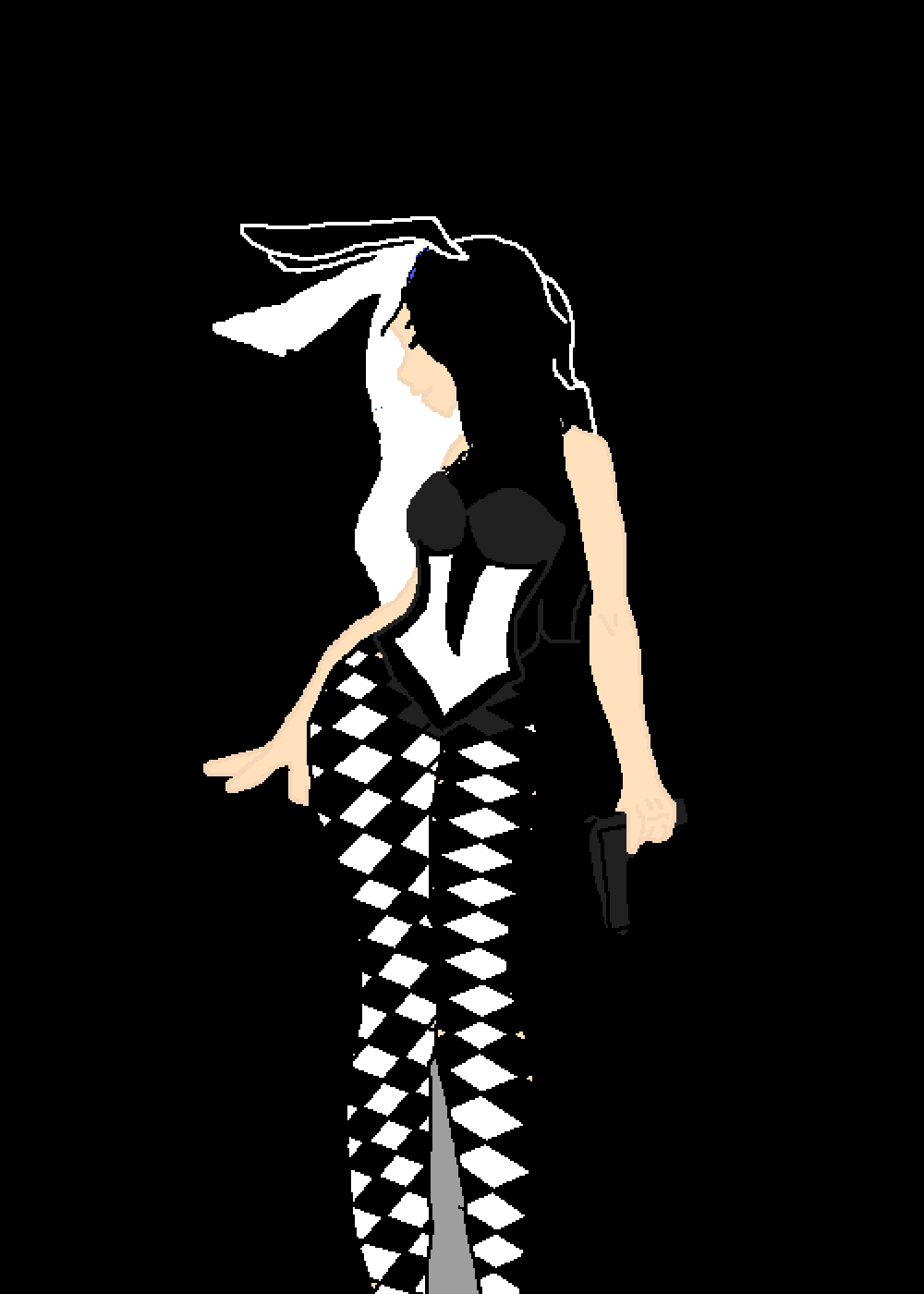 Editing Bad Bunny - Free online pixel art drawing tool - Pixilart