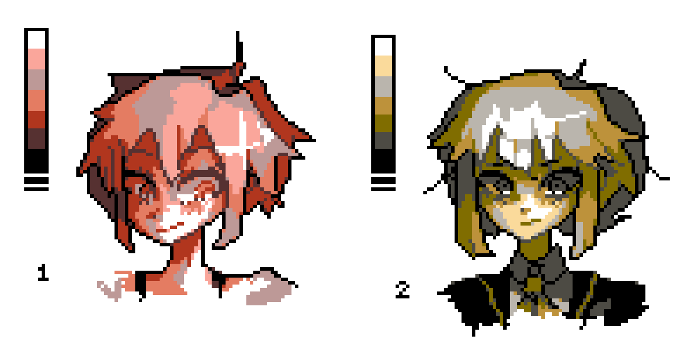 Pixilart - Skin tone palettes 1 by Veztar