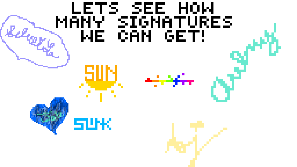 Editing How many Signatures? - Free online pixel art drawing tool ...