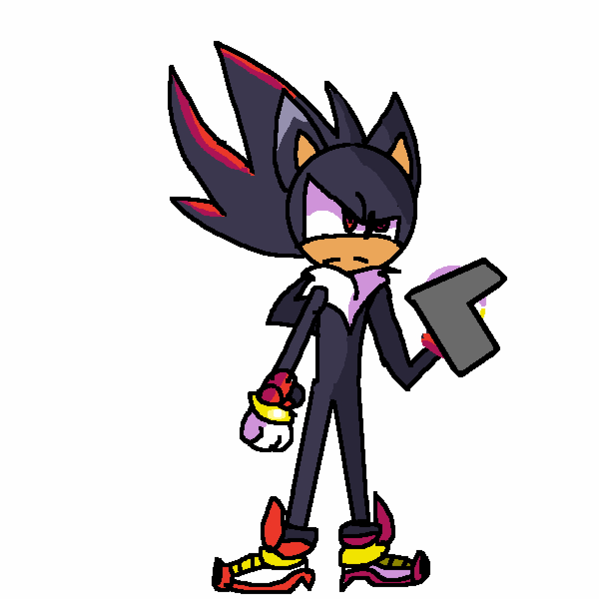 Pixilart - Shadow idle by DatBoiNeo