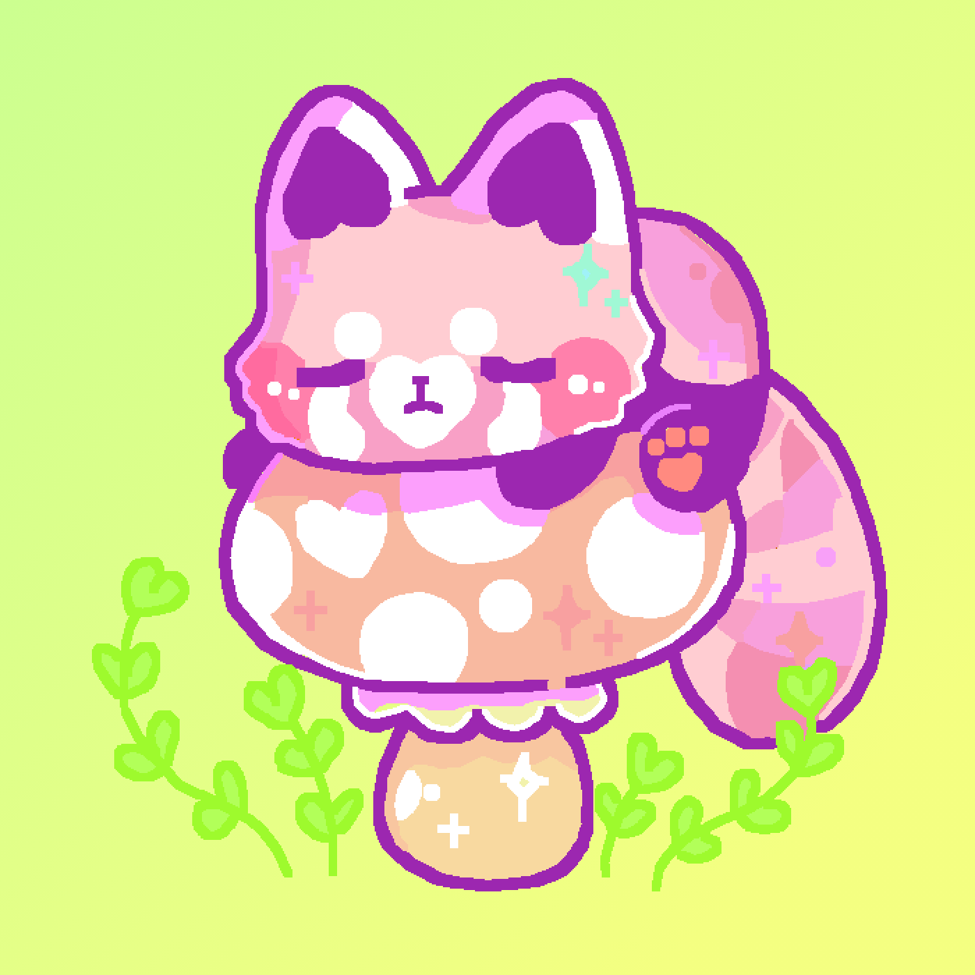 Pixilart - red panda by cute-daki