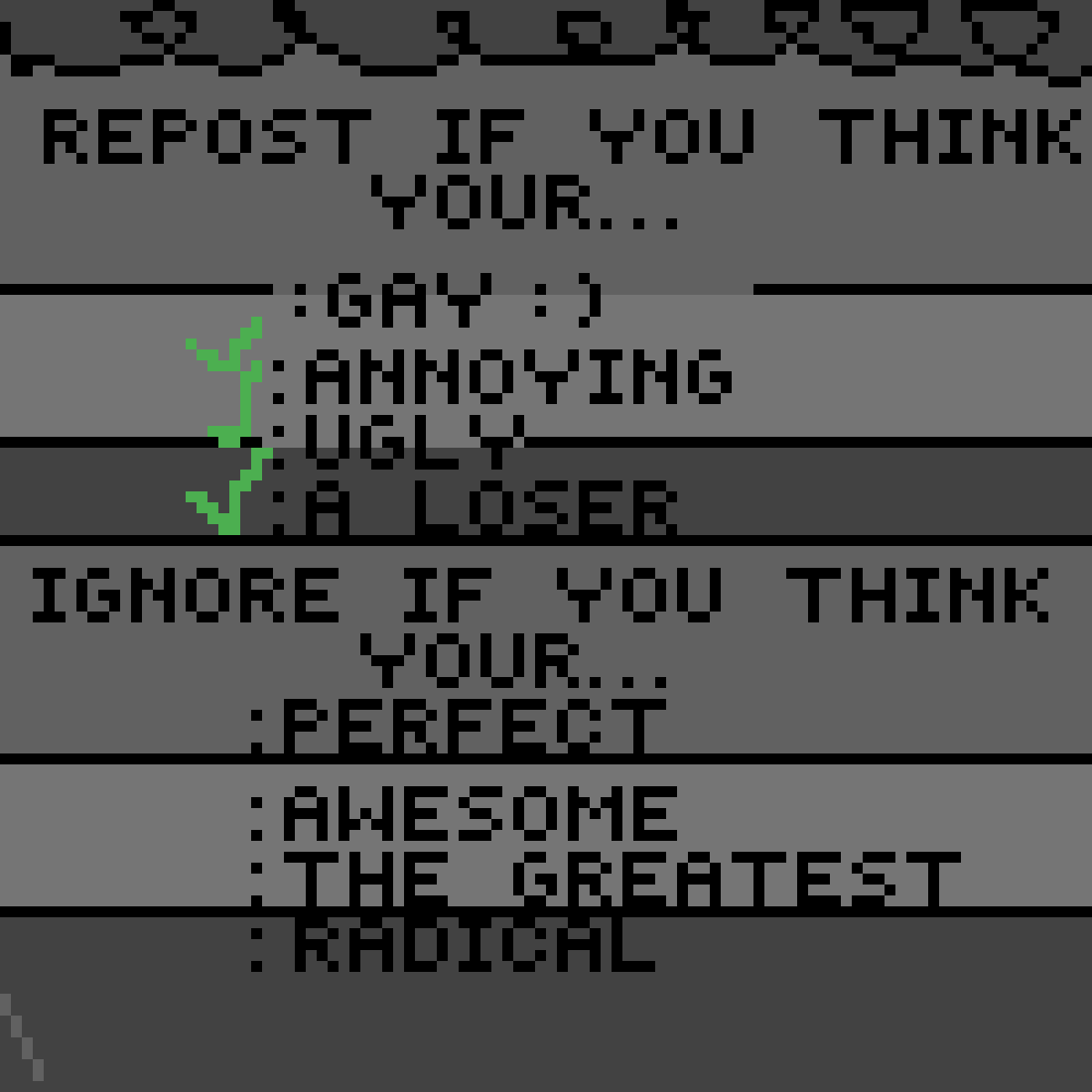 Edición check list - Herramienta gratuita de dibujo en línea de pixel ...