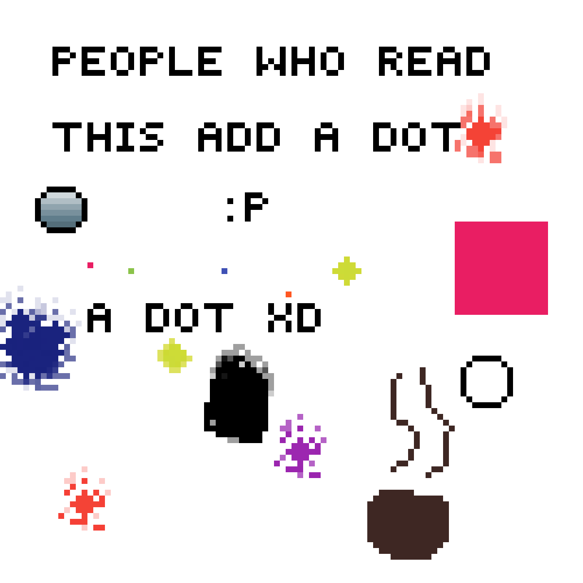 Editing add a dot - Free online pixel art drawing tool - Pixilart