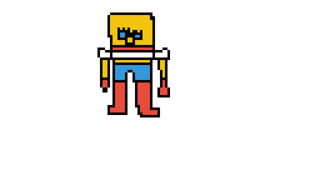 Pixilart - spongetale sponge bob and disbelief spongebob by Anonymous