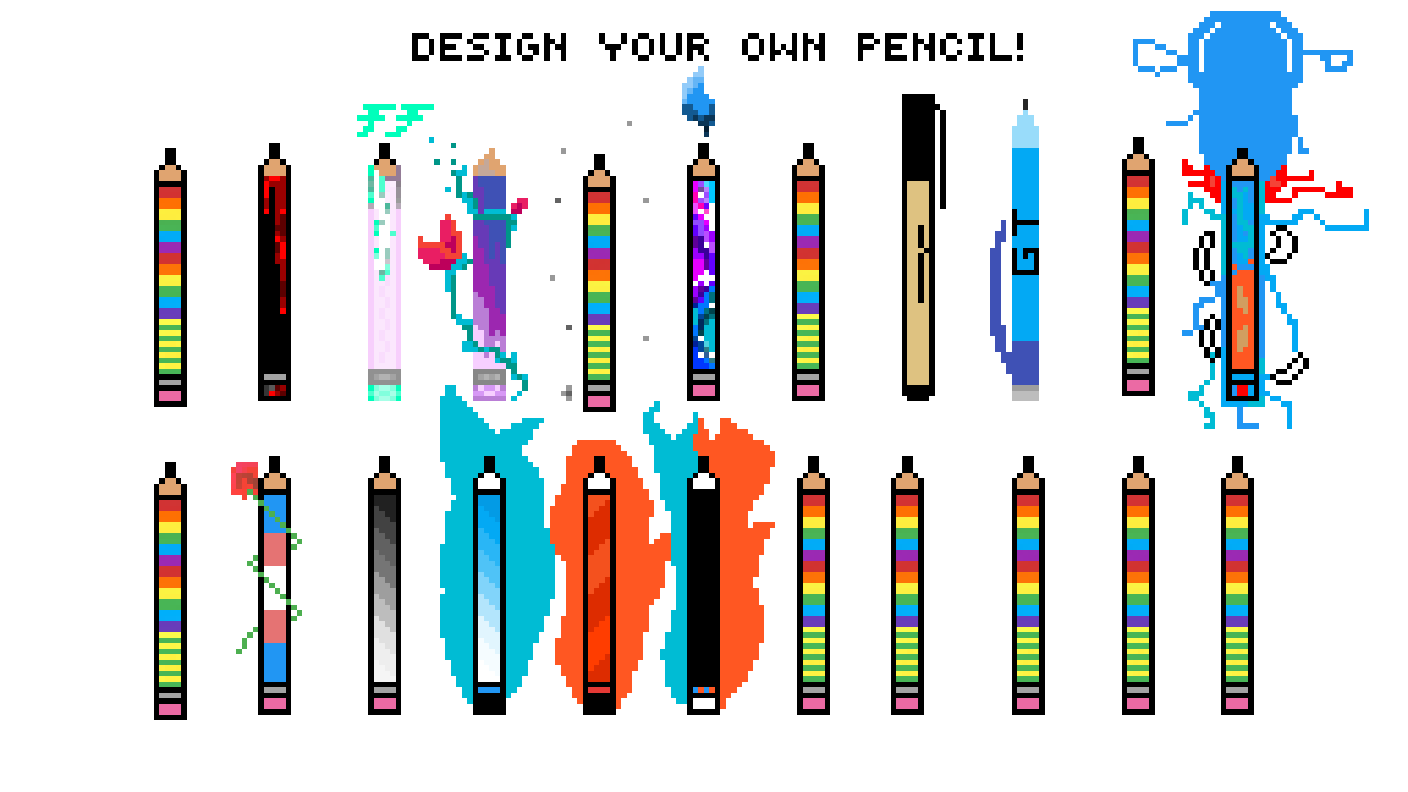 Pixilart - TASE THE RAINBOW by JamesTheWolf