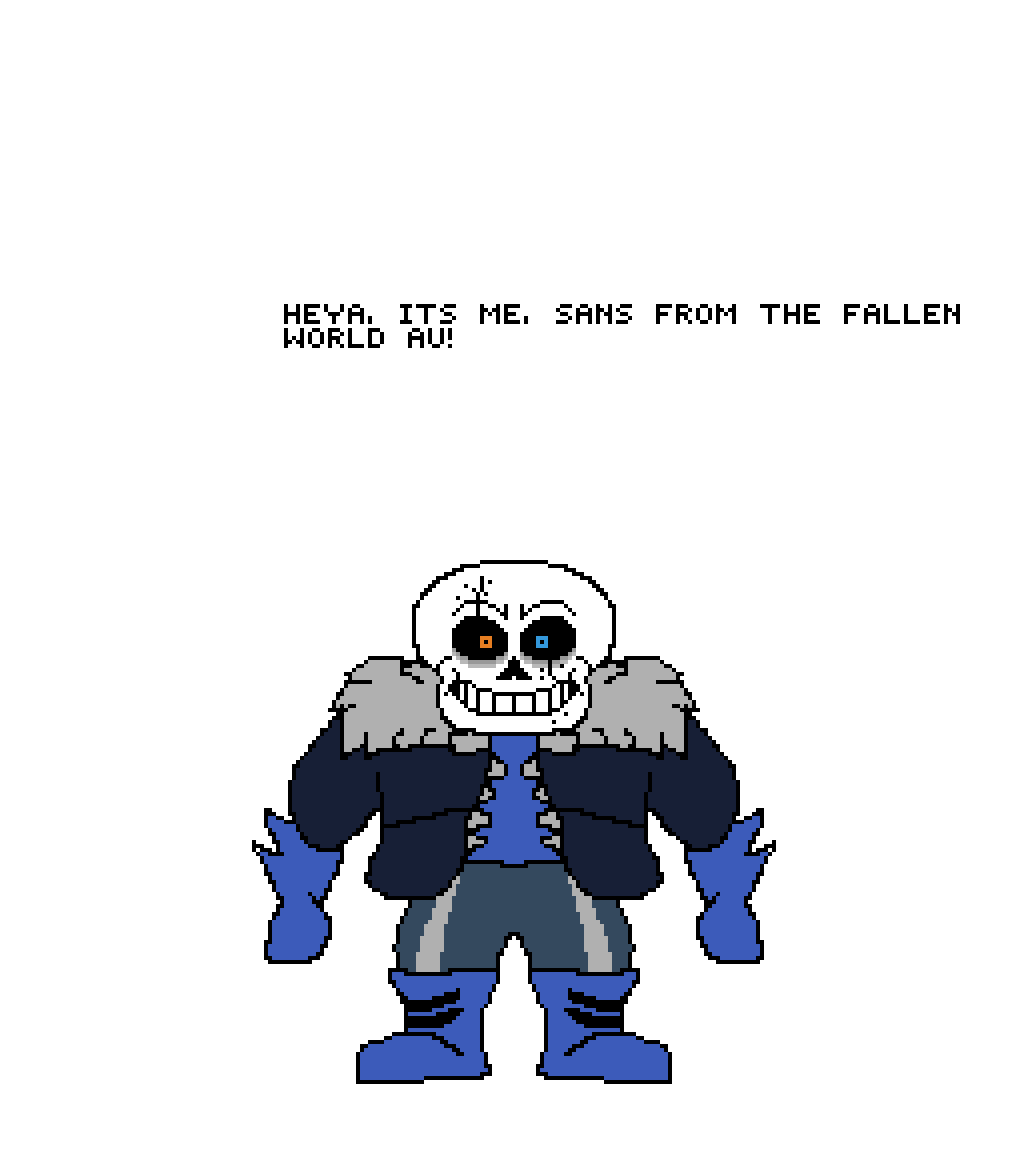 Pixilart - Fallen World Sans. by TacitYapper9