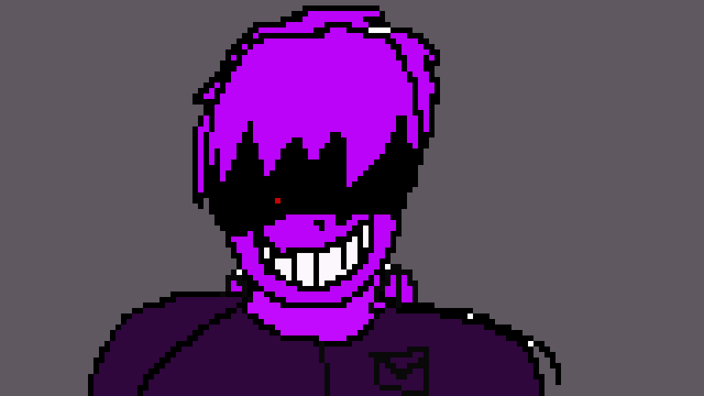 Pixilart - PURPLE GUY by KIDGAMER-60