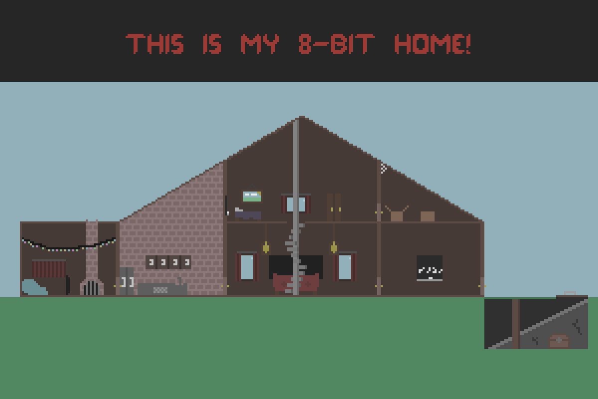 Pixilart - My 8-bit home! by pxl-the-fox