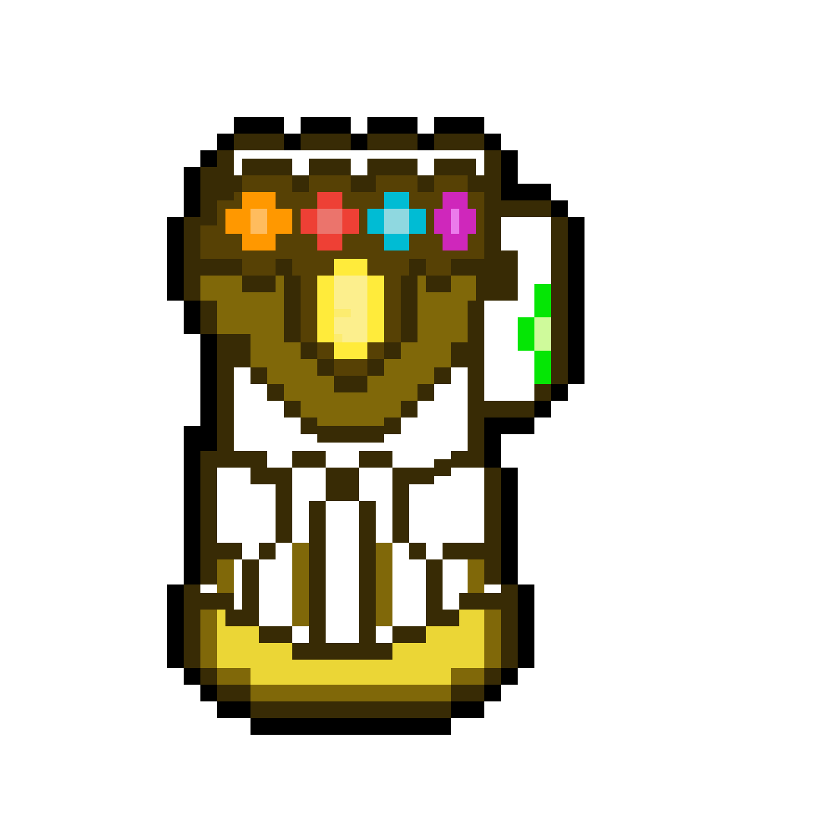 Editing Gauntlet - Free online pixel art drawing tool - Pixilart