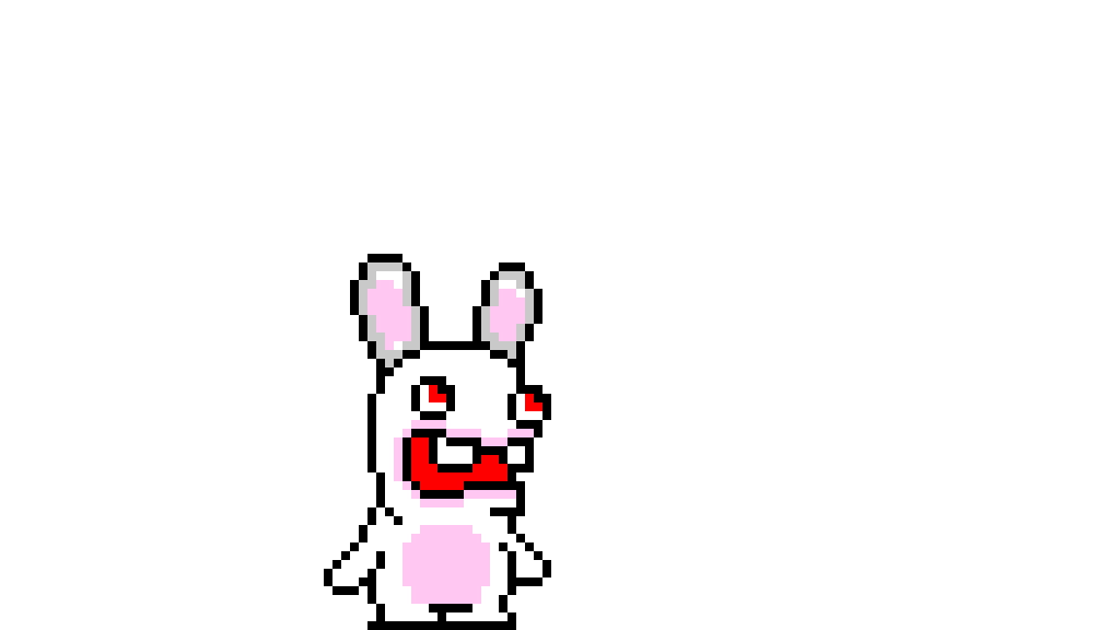 Pixilart - Mad Rabbid by DouglasSmith