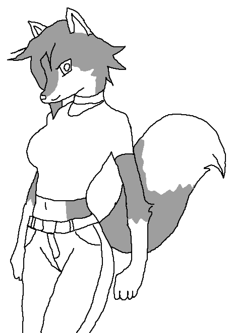 Editing Female Fox Base - Free online pixel art drawing tool - Pixilart