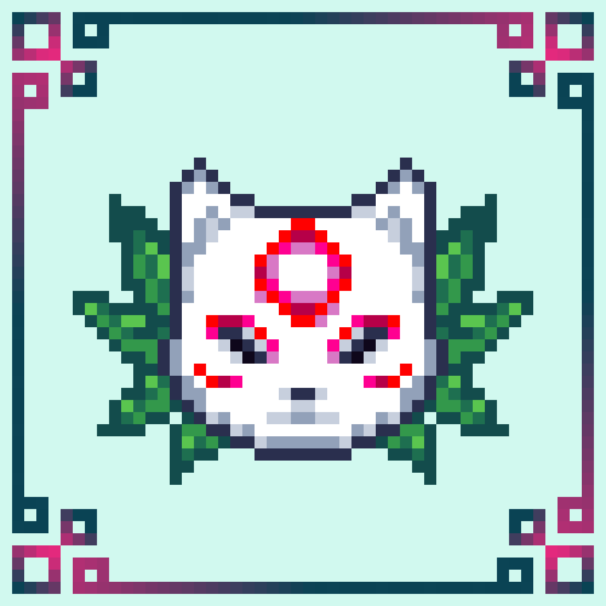 Pixilart - Fox Mask by Ga9