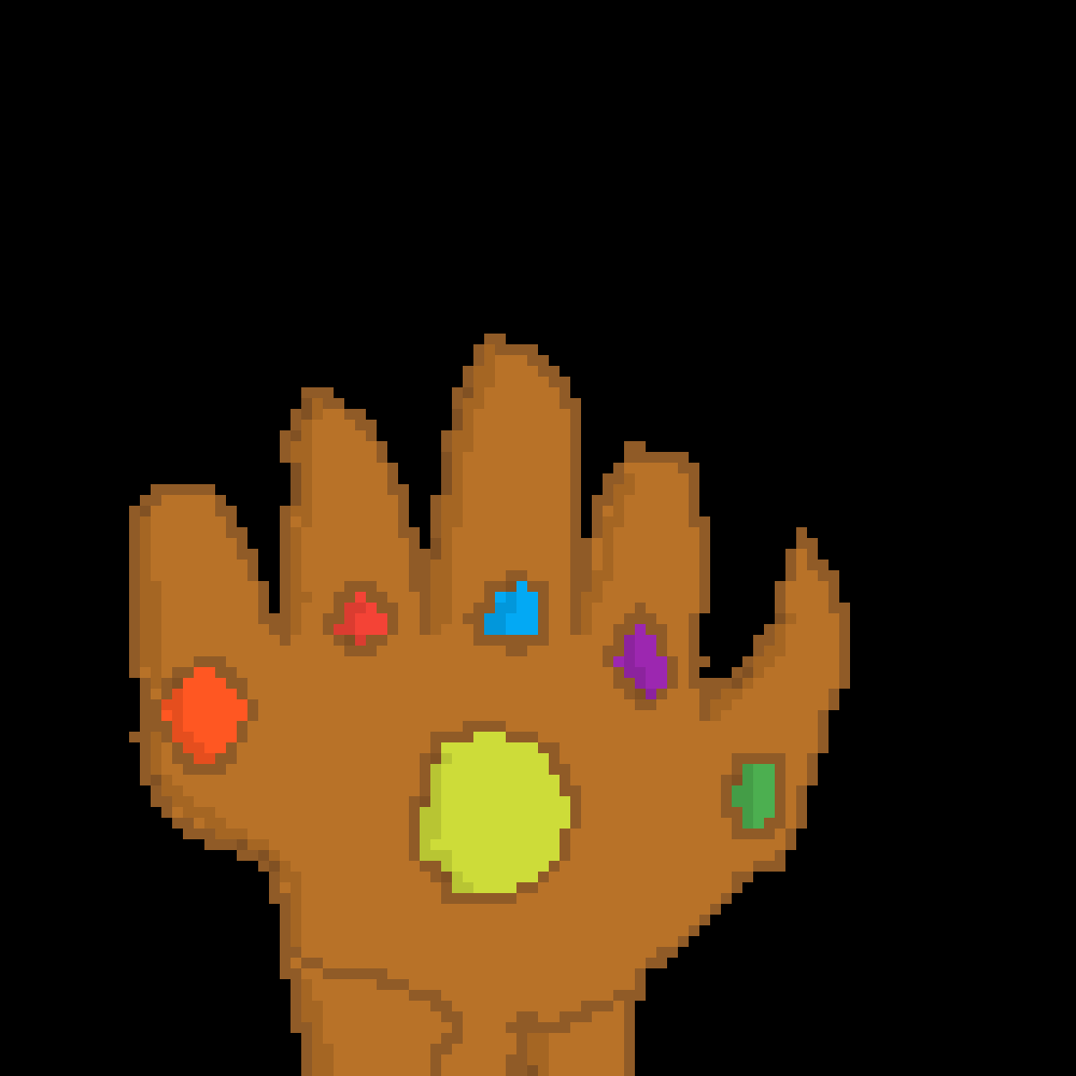 Editing infinity gauntlet - Free online pixel art drawing tool - Pixilart