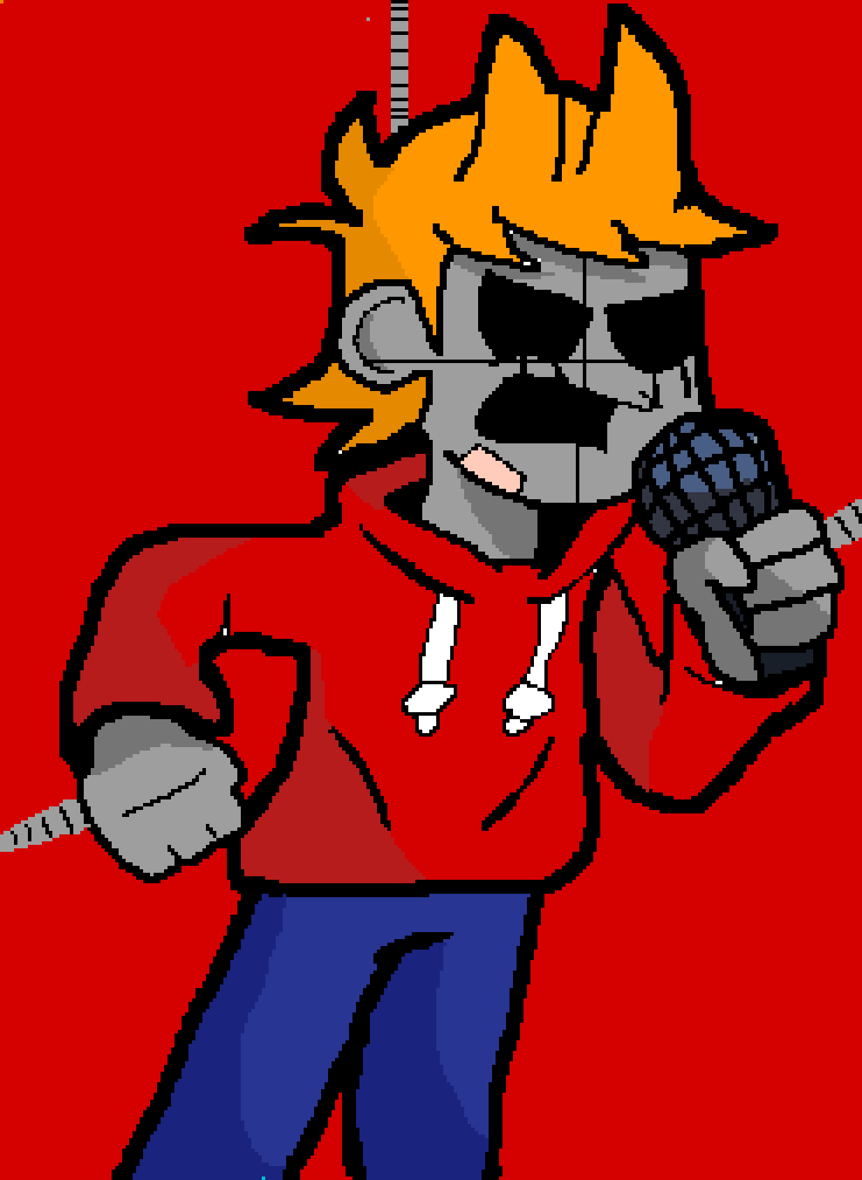 Pixilart - robot tord by bf-gf-pico
