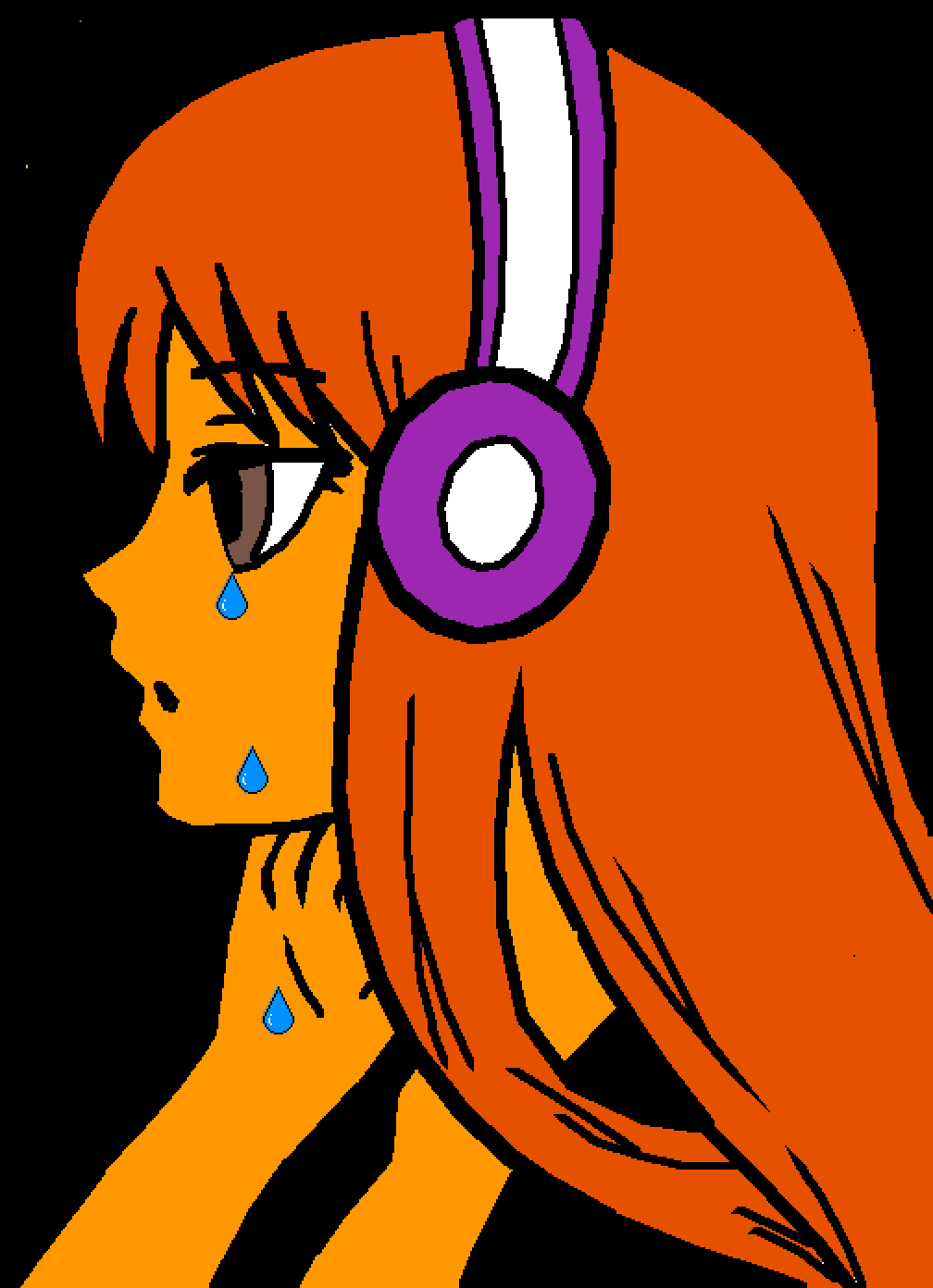 Pixilart - Crying Gal by Rainbows4ever4u