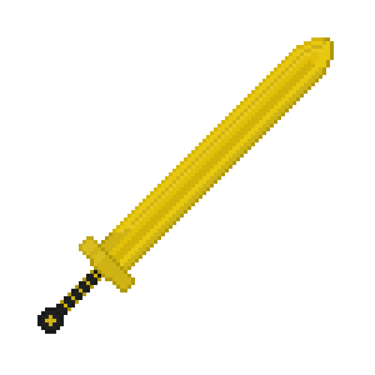 Pixilart - Heavy Gold Broadsword by KayrimTheAwesom