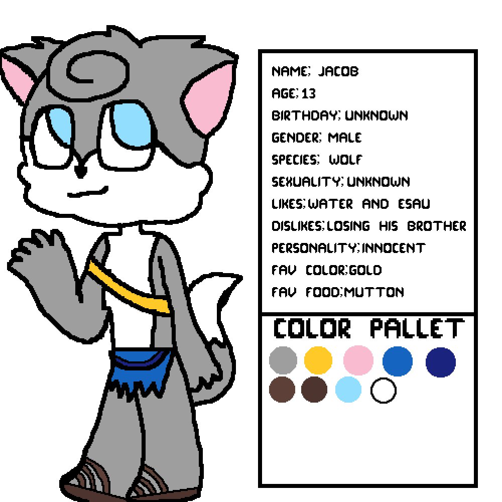 Pixilart - Jacob by sackboytaffy
